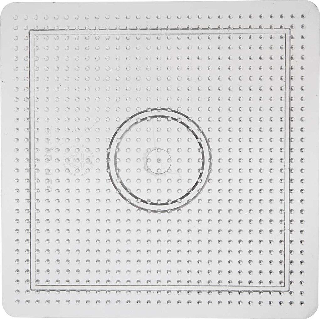 Perleplade - Stor Kvadrat Firkant - Medium - 14,5x14,5 Cm - 10 Stk | Se ...