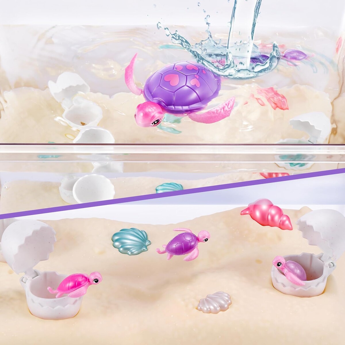 Zuru Pets Alive - Mama Turtle & Baby Surprise | Se tilbud og køb på ...