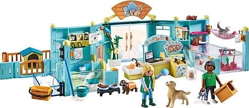 Playmobil My Life - Dyrehotel Med Dyrefigurer - 71742 | Se tilbud og ...