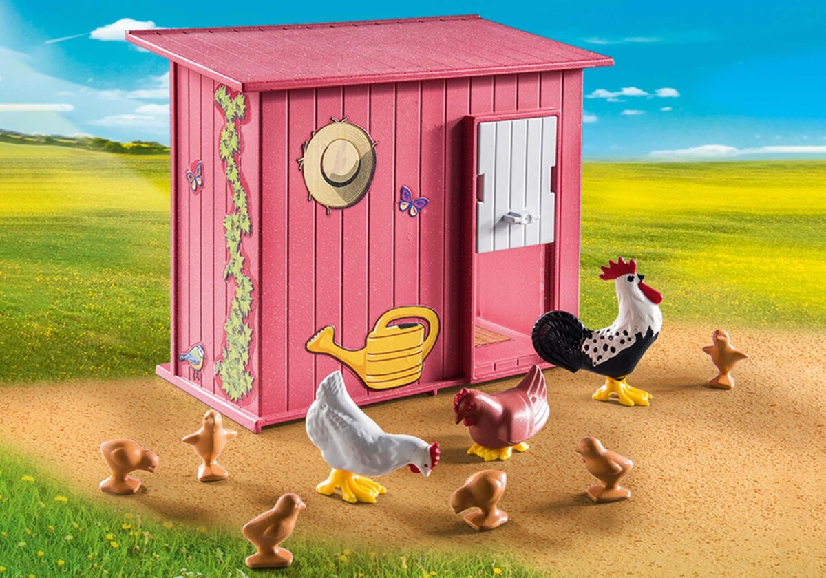 Køb Playmobil Country - Høne Med Kyllinger - 71308 - Gucca.dk