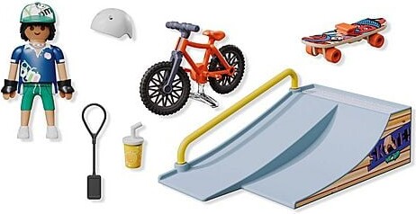 Køb Playmobil - My Life: Skateboarder With Ramp - 71798 - Gucca.dk