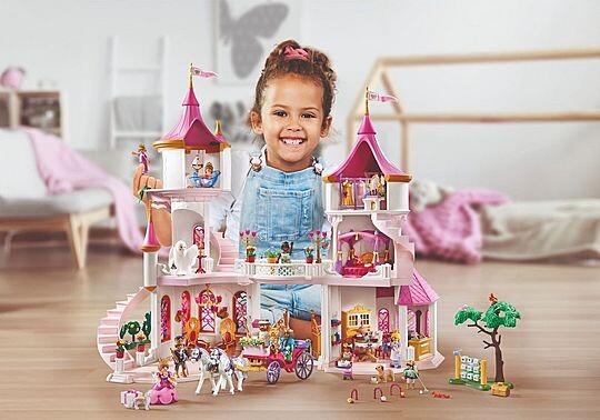 Playmobil Princess Magic - Prinsesseslot Med Kongepar - 71845 | Se ...