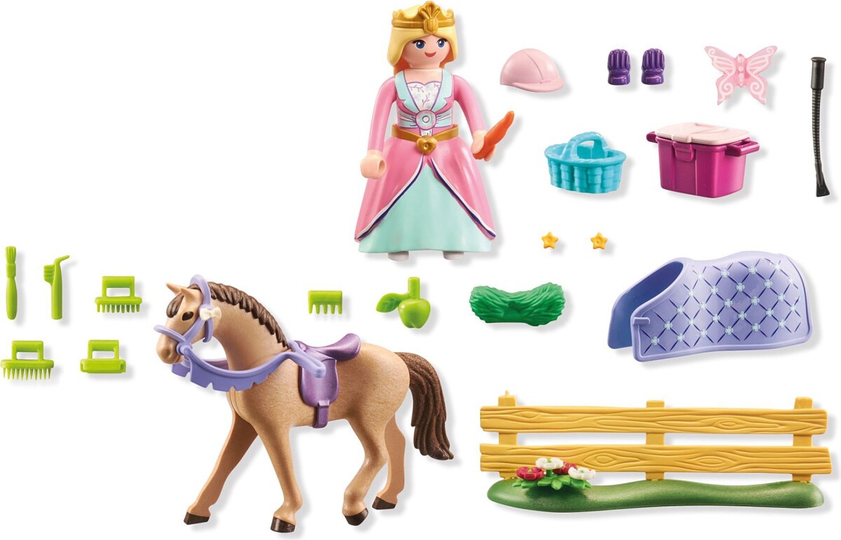 Køb Playmobil Princess Magic - Prinsesse Med Hest - Starter Pack - 71801 - Gucca.dk