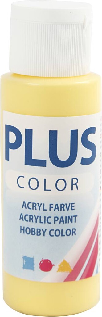 Køb Plus Color Hobbymaling - Akrylfarve - Primrose Yellow - 60 Ml ...
