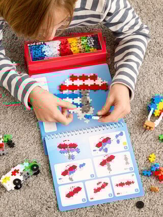 Plus Plus - Activity Pad - Puzzle By Number - Transportation - 125 ...