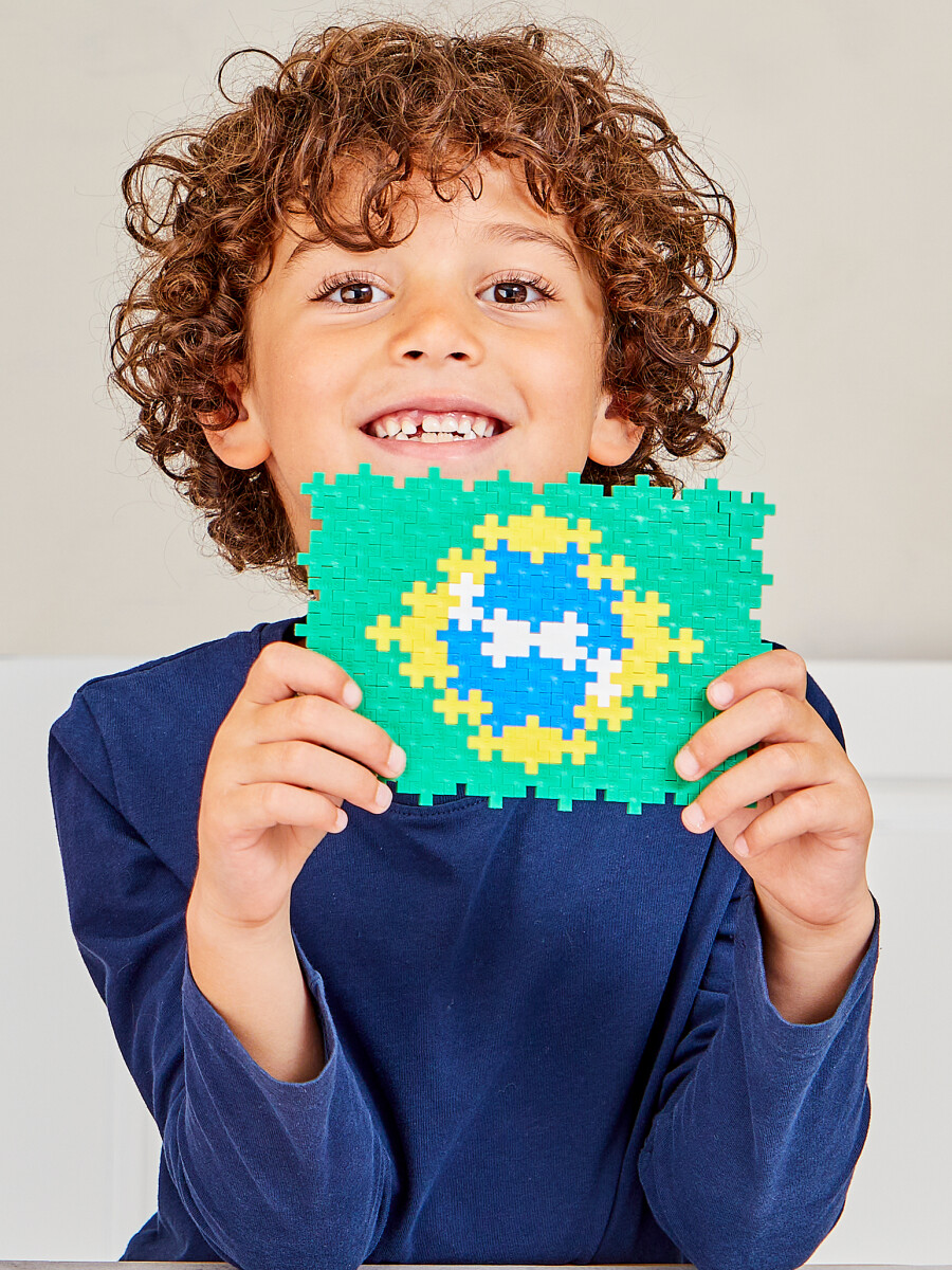 Køb Plus Plus - Flag - Learn To Build - 700 Brikker - Gucca.dk