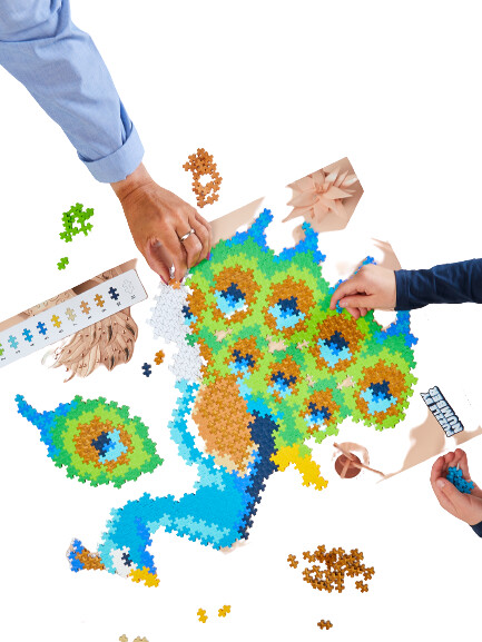 Plus-plus - Puzzle By Number - Puslespil - Påfugl - 800 Brikker | Se ...