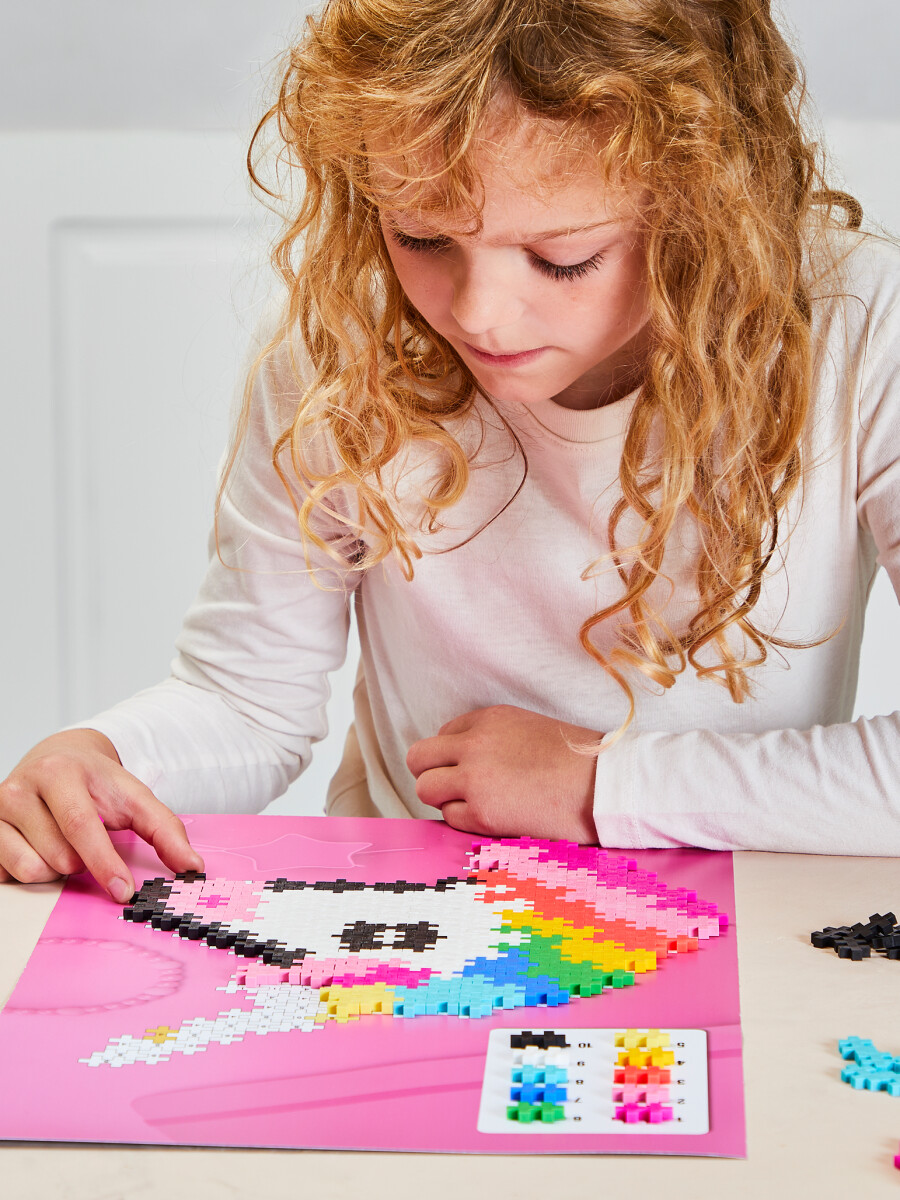 Plus-plus - Puzzle By Number - Puslespil - Enhjørning - 250 Brikker ...