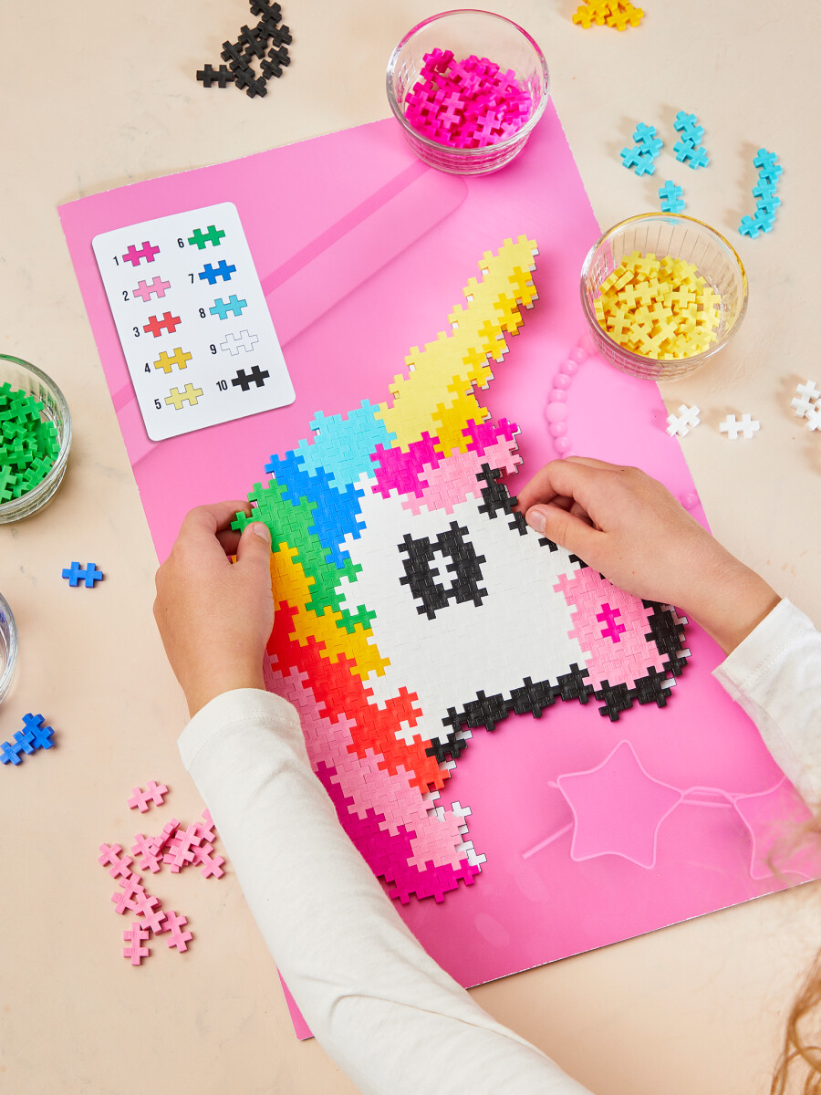 Køb Plus-plus - Puzzle By Number - Puslespil - Enhjørning - 250 Brikker ...