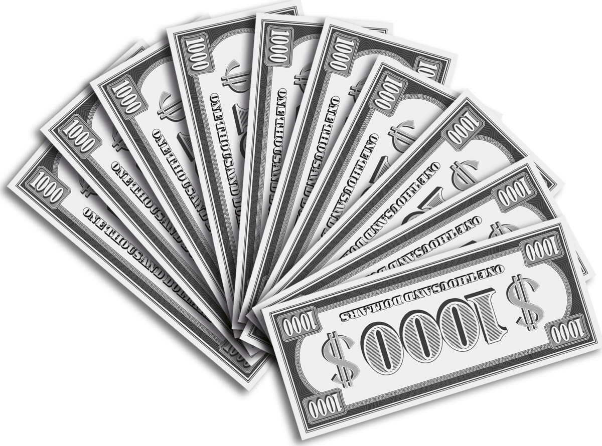 Penge Pistol Med 100 Stk Lege Pengesedler - Pocket Money | Se tilbud og ...