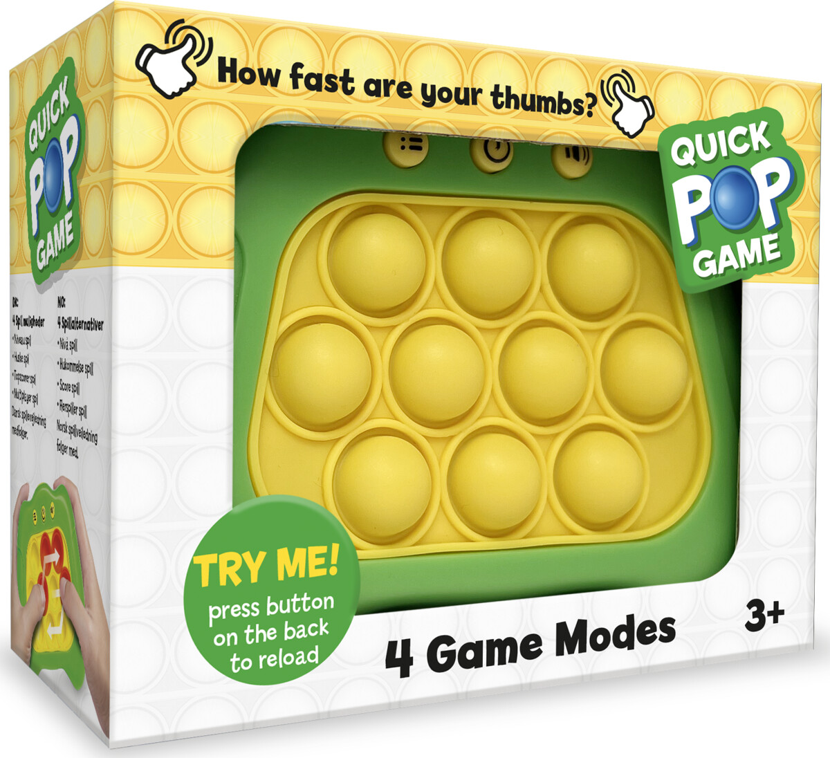 Køb Quick Push Game - Pocket Money - Gucca.dk