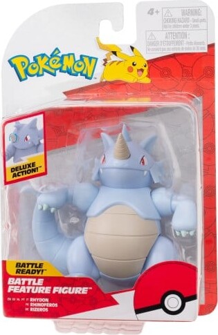 Pokemon - Battle Feature Figure - Rhydon - Pkw3418 - 11 Cm | Se tilbud ...