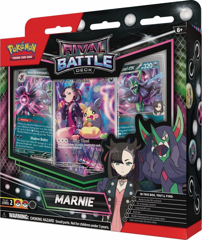 Pokémon - Tcg - Rival Battle Deck Kort Sæt - Marnie Vs Steven | Se ...