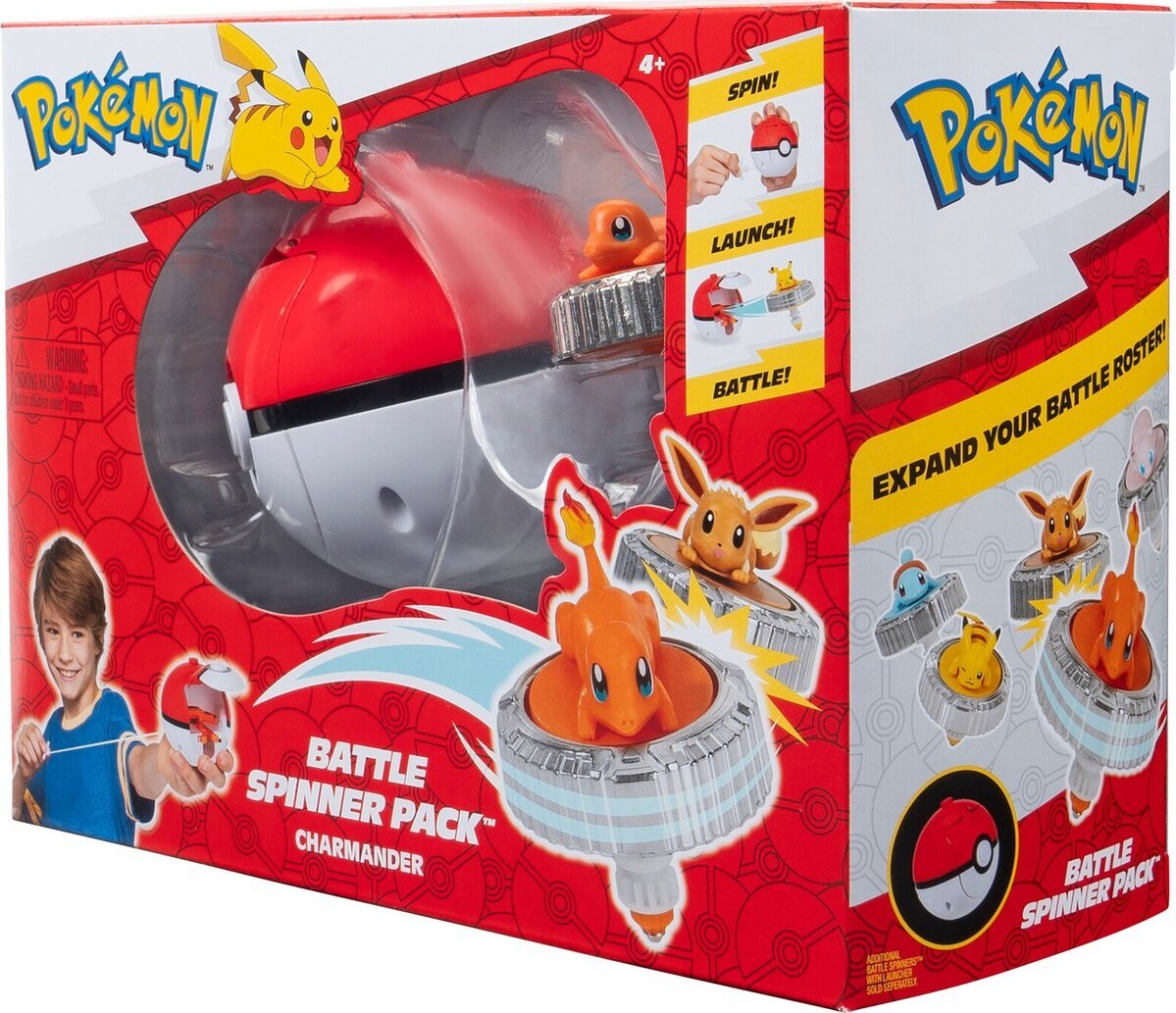 Køb Pokémon - Battle Spinner Pack - Snurretop - Charmander fra Jazwares ...