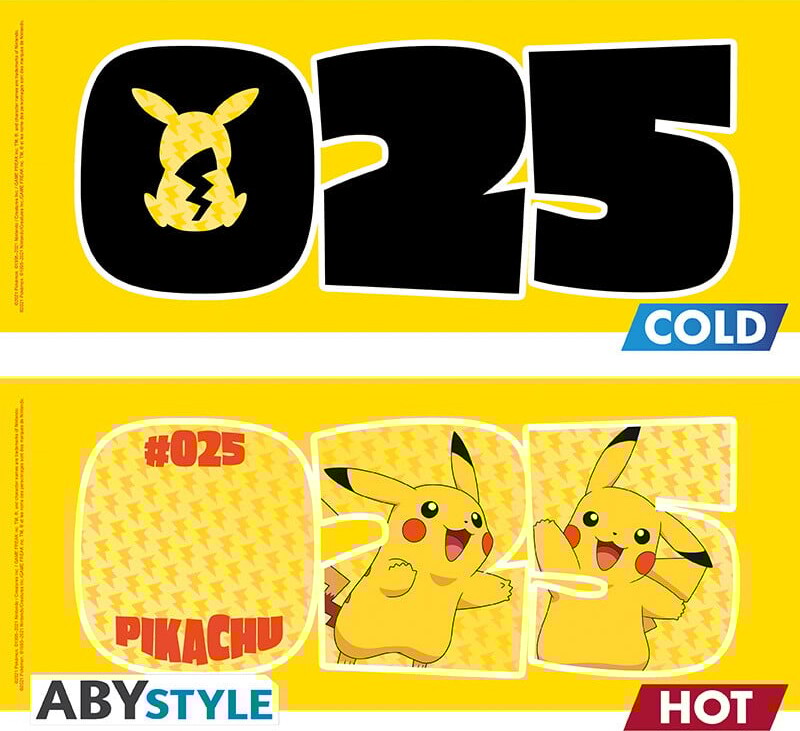 Pokémon - Krus - Varmeskiftende - Pikachu 460 Ml | Se tilbud og køb på ...