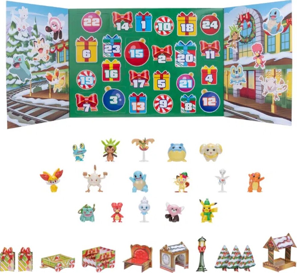 Pokémon - Julekalender Med 24 Gaver - Holiday Calendar 2024 | Se tilbud ...