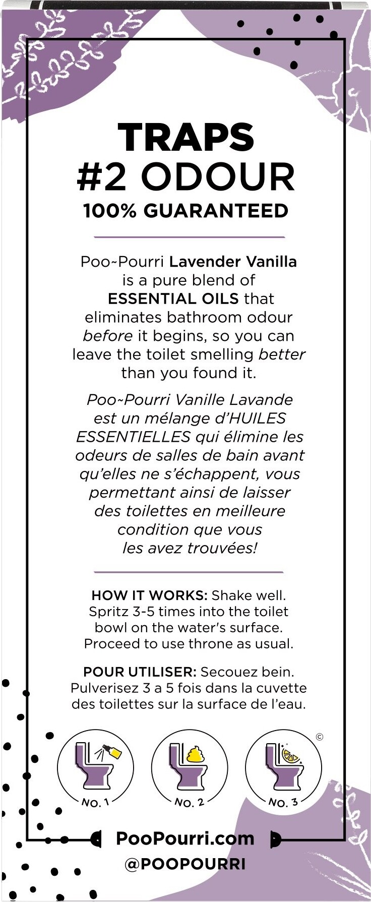 Poo~pourri - Lavender Vanilla Toilet Spray 59 Ml | Se tilbud og køb på ...