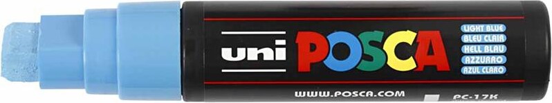 Posca Tusch - Nr. Pc-17k - Tykkelse 15 Mm - Lyseblå | Se tilbud og køb ...