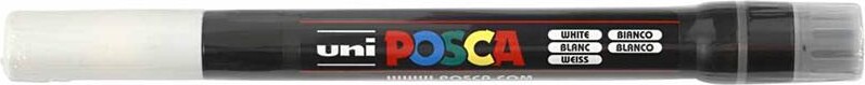 Køb Posca Tusch - Nr. Pcf350 - Tykkelse 1-10 Mm - Hvid fra Uni - Gucca.dk