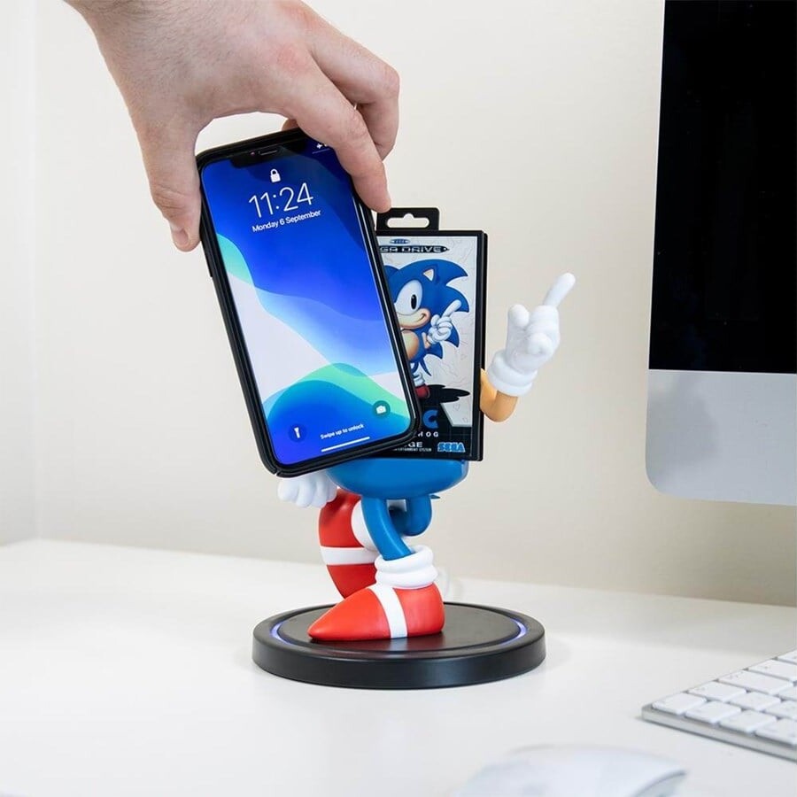 Power Idolz - Sonic The Hedgehog Wireless Charging Dock - Trådløs ...