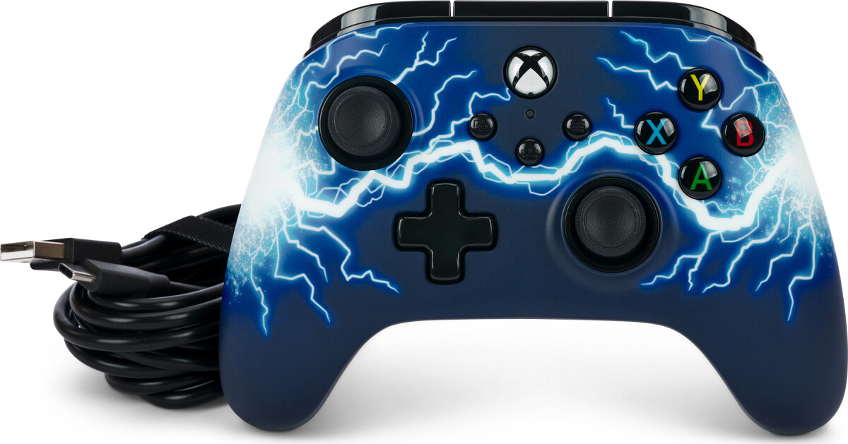 Powera Advantage Wired Controller - Xbox Series X/s - Arc Lightning | Se tilbud og køb på Gucca.dk