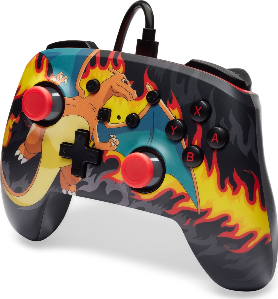 Powera Enhanced Wired Controller - Charizard Firestorm - Nintendo ...