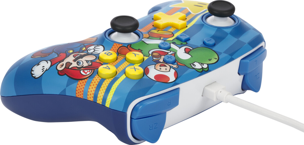 Powera Enhanced Wired Controller For Nintendo Switch - Mushroom Kingdom ...