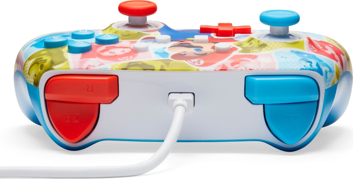 Køb Powera Enhanced Wired Controller - Mario Hero Reel - Nintendo ...