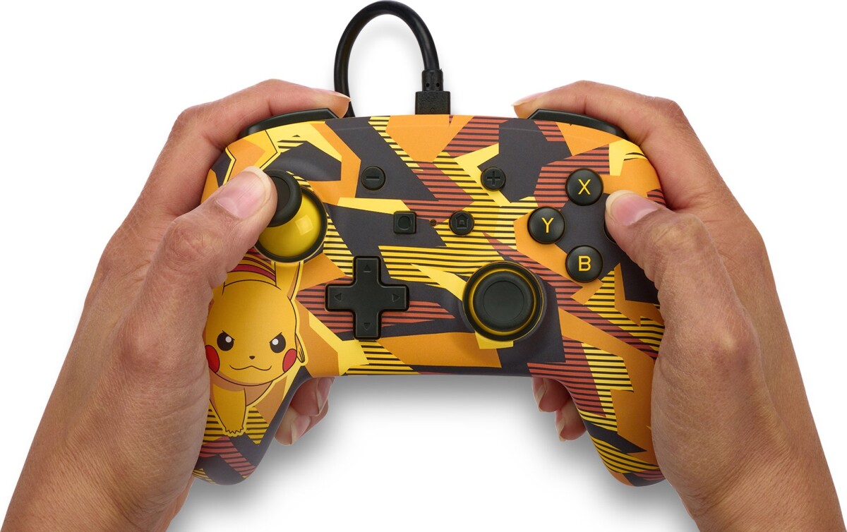 Køb Powera Enhanced Wired Controller - Nintendo Switch - Camo Storm ...