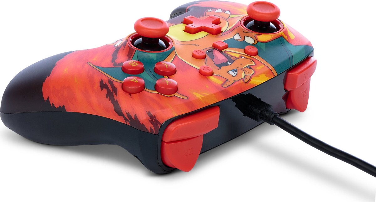 Powera Enhanced Wired Controller - Nintendo Switch - Charizard Vortex ...