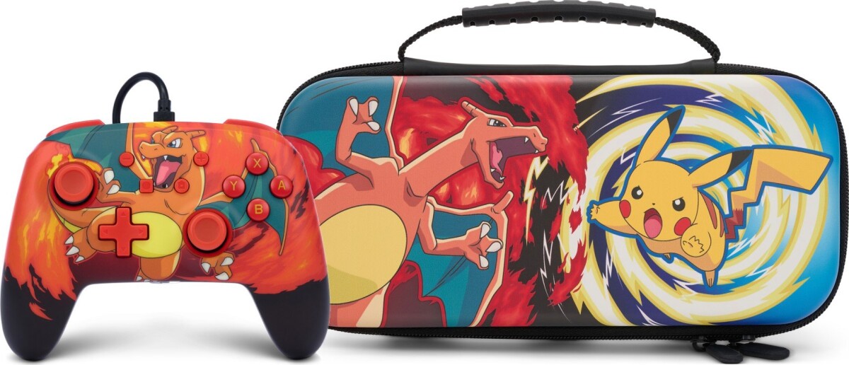 Powera Enhanced Wired Controller - Nintendo Switch - Charizard Vortex ...