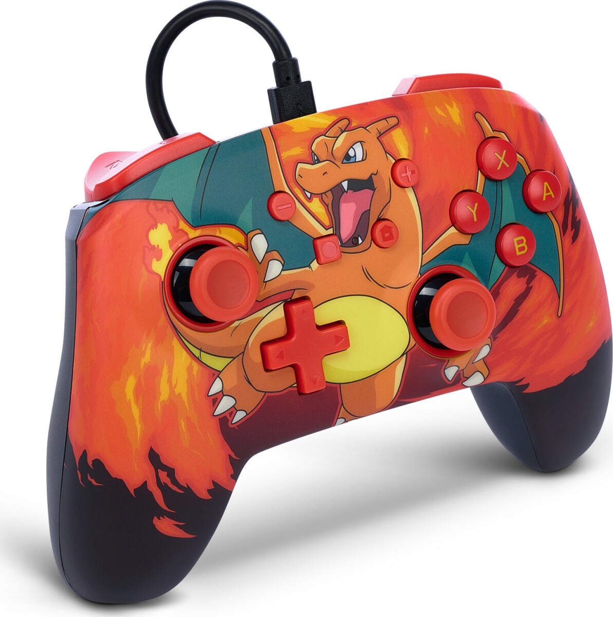 Powera Enhanced Wired Controller - Nintendo Switch - Charizard Vortex ...