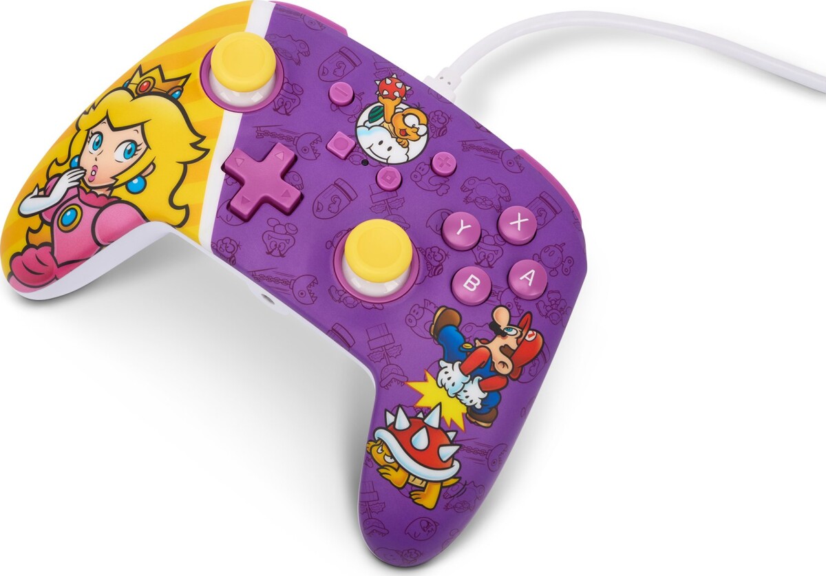 Køb Powera Enhanced Wired Controller - Nintendo Switch - Princess Peach ...