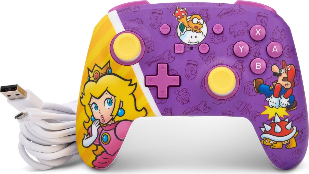 Køb Powera Enhanced Wired Controller - Nintendo Switch - Princess Peach ...
