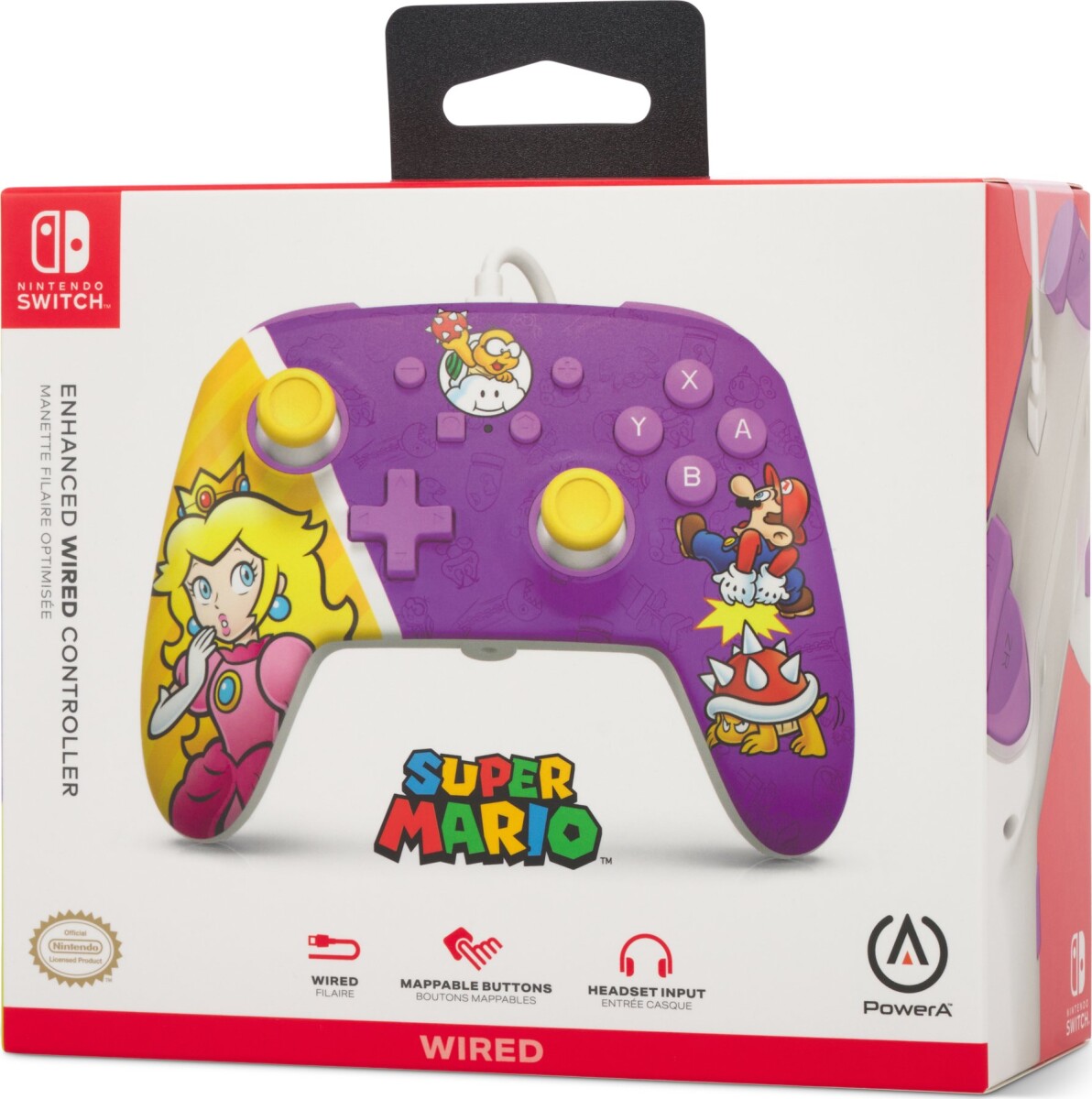 Køb Powera Enhanced Wired Controller - Nintendo Switch - Princess Peach ...