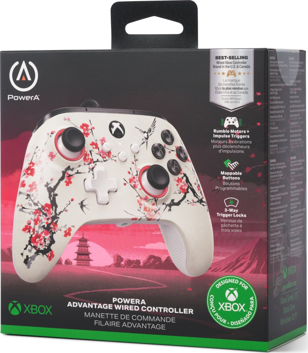 Køb Powera Enhanced Wired Controller - Warrior's Nirvana - Xbox X/s fra ...