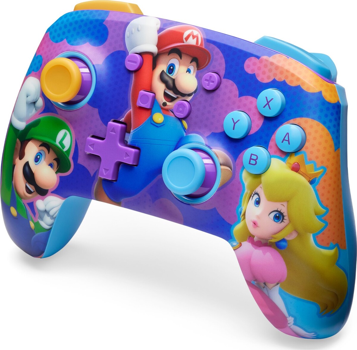 Powera Enhanced Wireless Controller - Color Splash Heroes Nintendo ...
