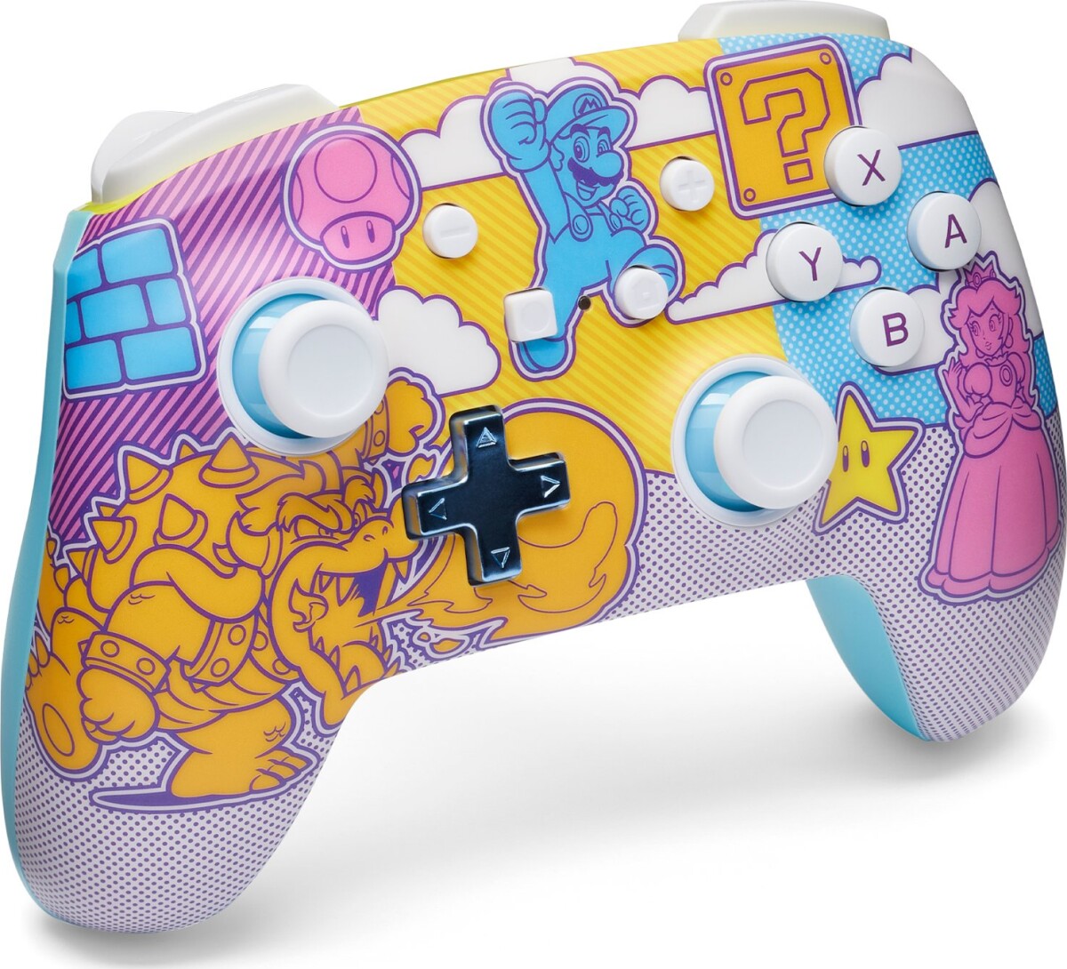 Powera Enhanced Wireless Controller - Mushroom Kingdom Pop Art ...