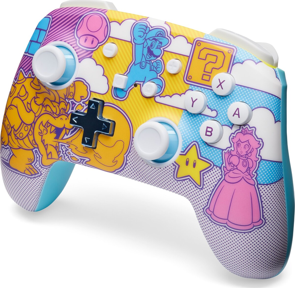 Powera Enhanced Wireless Controller - Mushroom Kingdom Pop Art ...