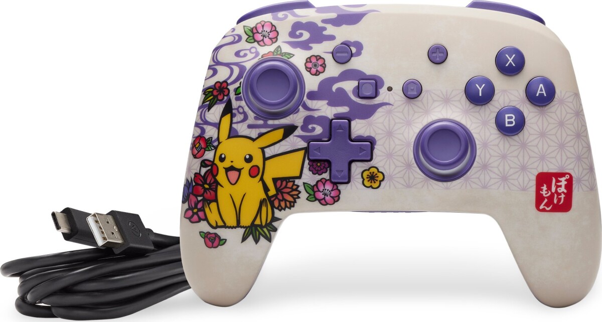 Køb Powera Enhanced Wireless Controller - Pikachu Blossom - Nintendo ...