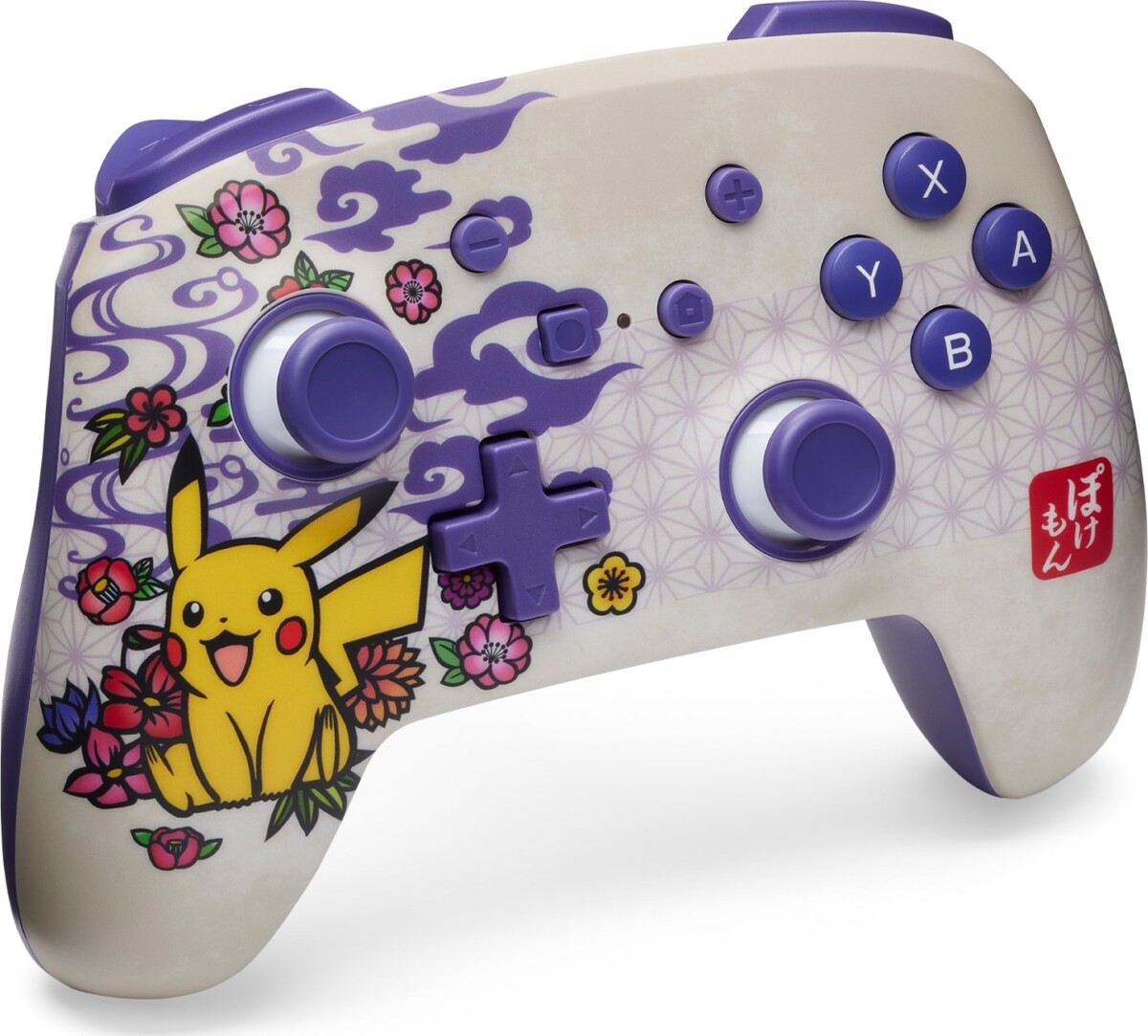 Powera Enhanced Wireless Controller - Pikachu Blossom - Nintendo Switch ...