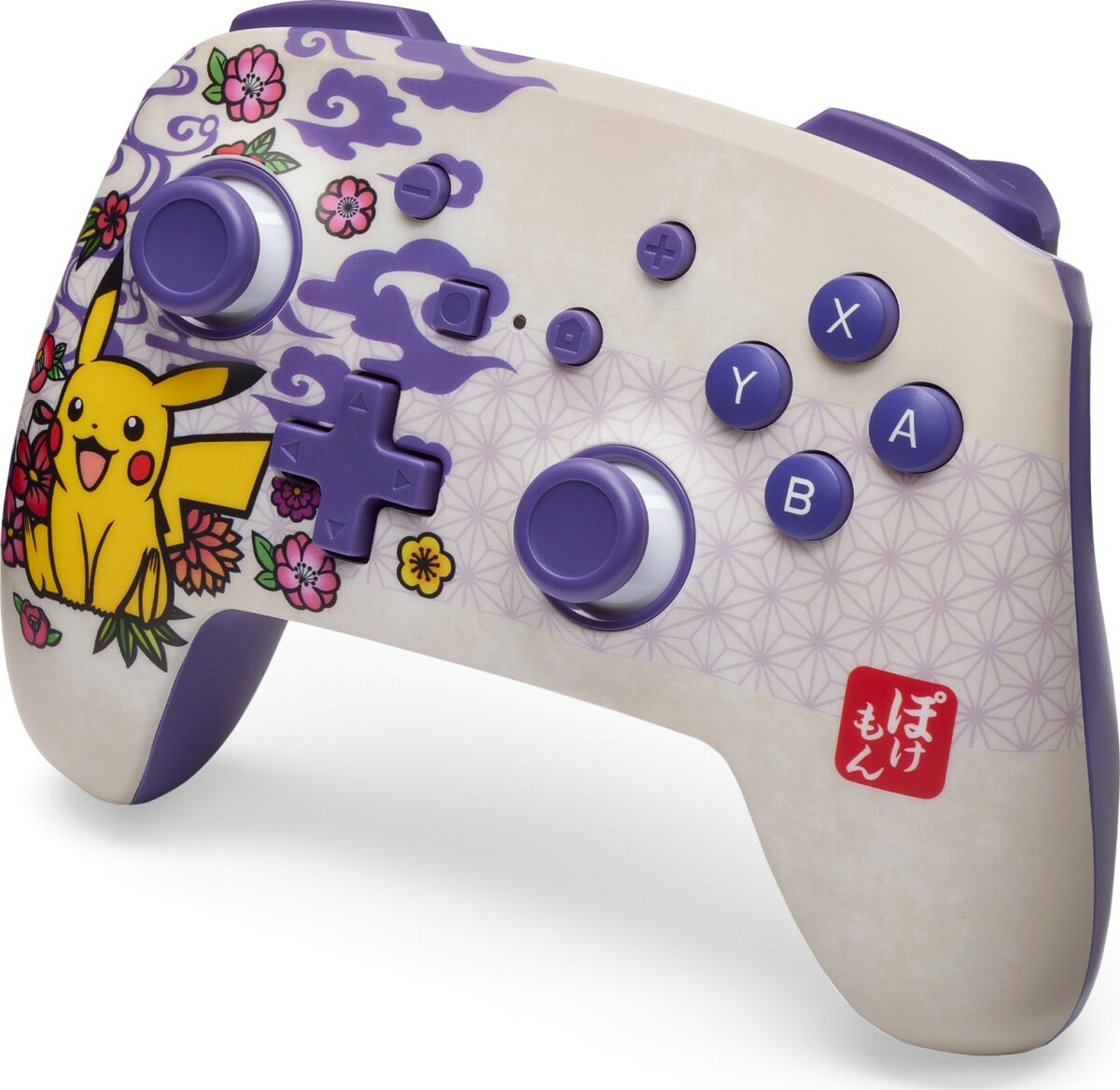 Powera Enhanced Wireless Controller - Pikachu Blossom - Nintendo Switch ...