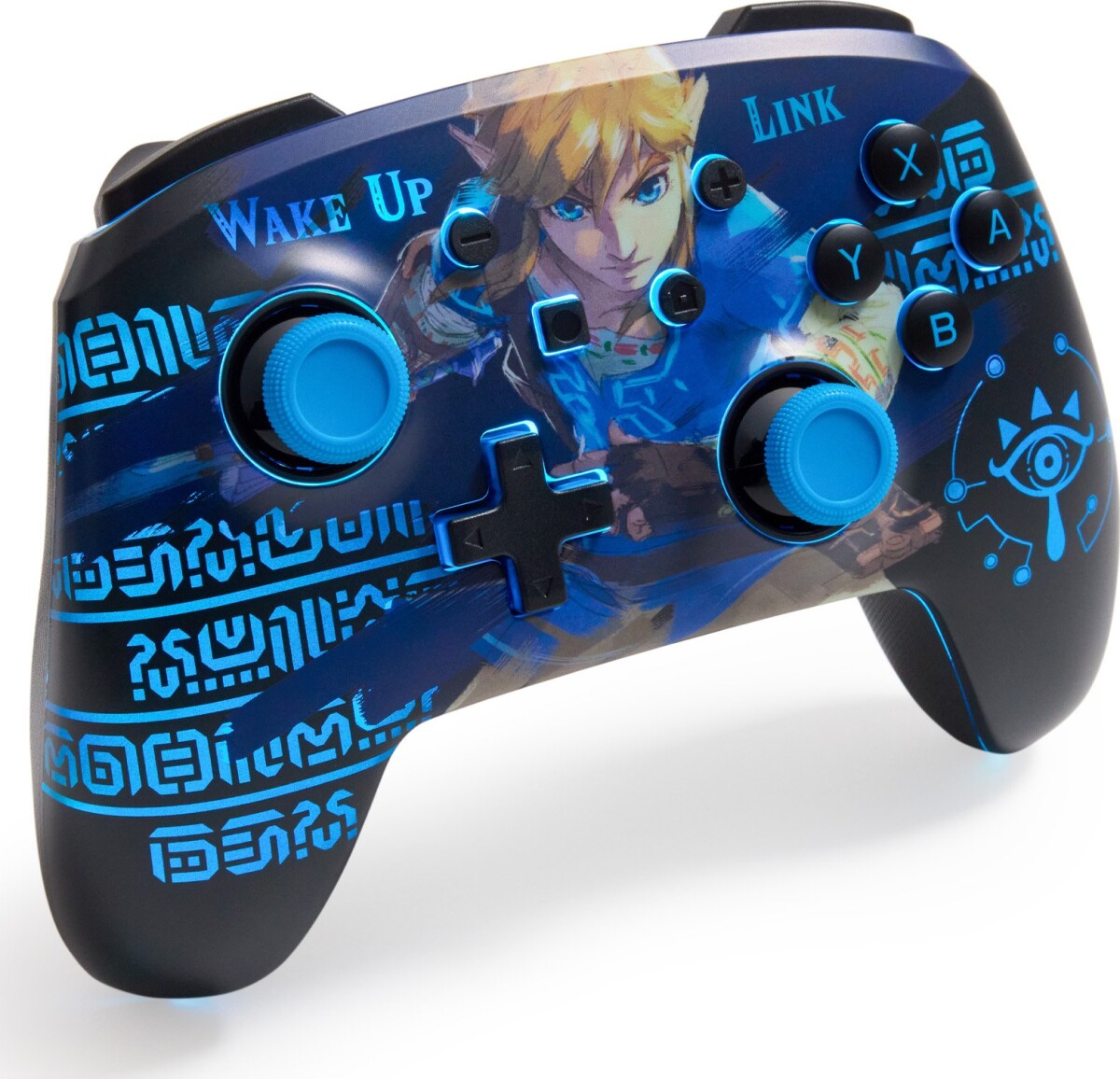 Køb Powera Enhanced Wireless Controller With Lumectra Etched - Wake Up ...