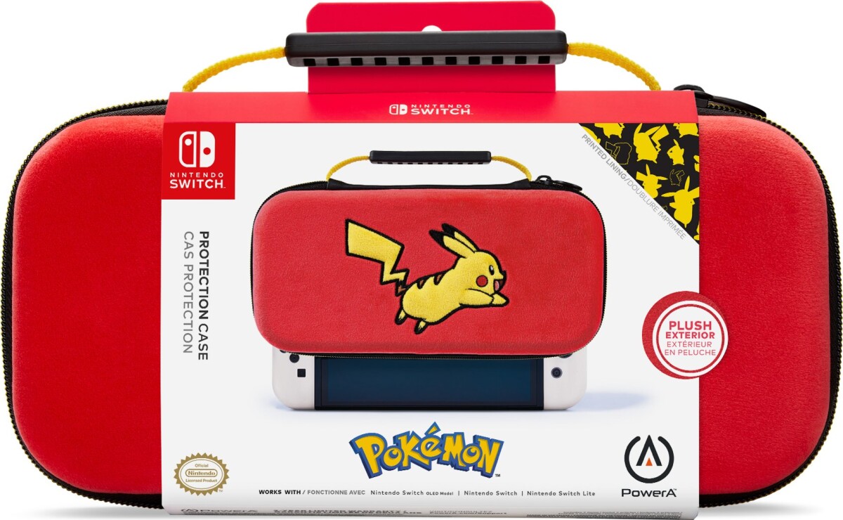 Powera Protection Case - Pikachu Jump - Nintendo Switch | Se tilbud og ...