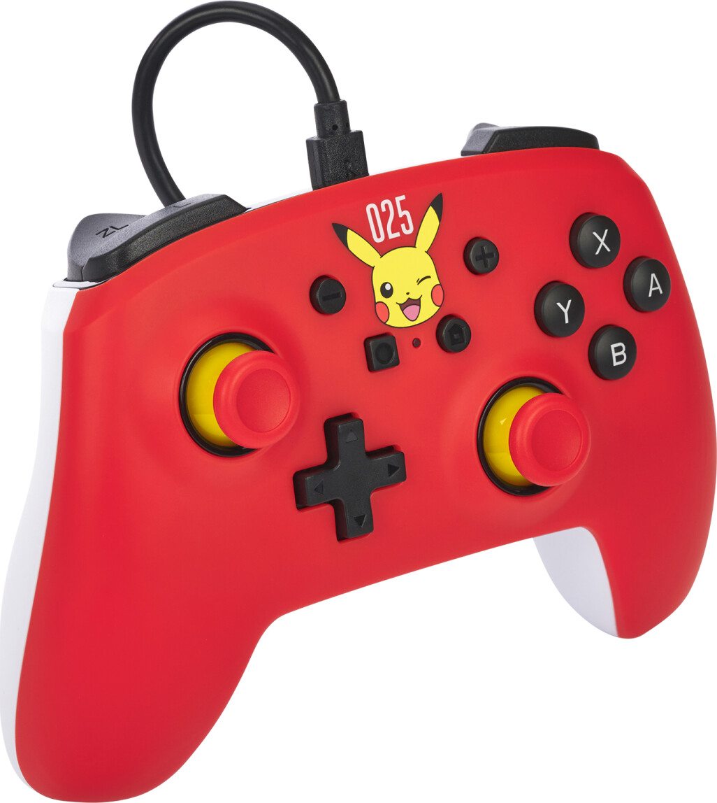 Powera Wired Controller - Laughing Pikachu | Se tilbud og køb på Gucca.dk