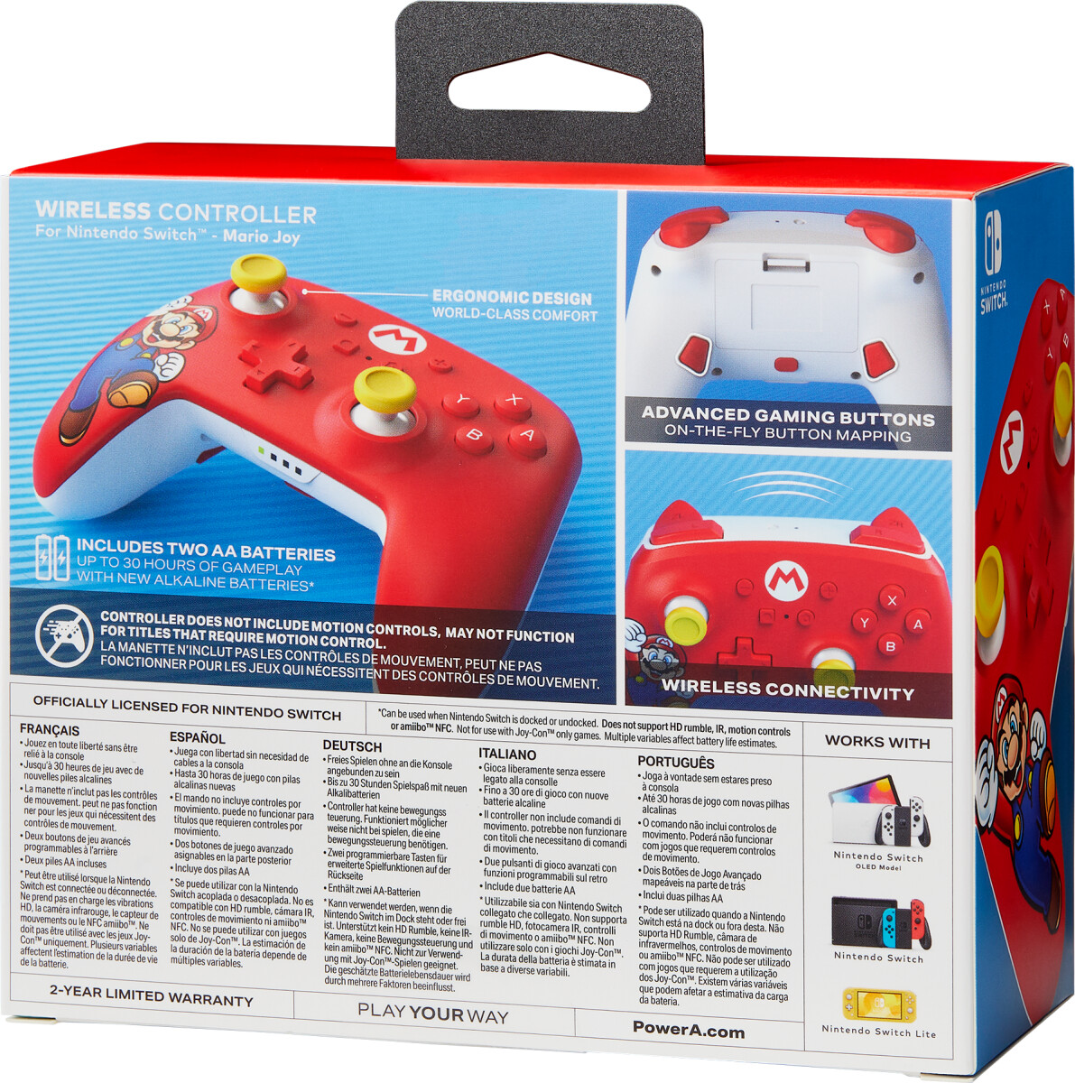 Powera Wireless Controller - Mario Joy | Se tilbud og køb på Gucca.dk