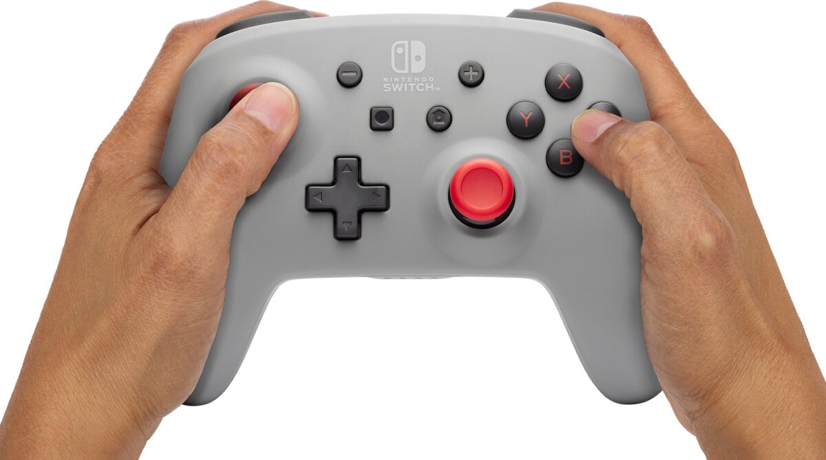 Powera Wireless Controller ? Retro Grey - Nintendo Switch | Se tilbud ...
