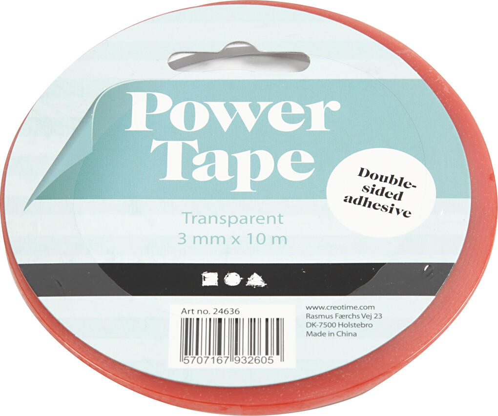 Køb Powertape - B 3 Mm - 10 M fra Creativ Company - Gucca.dk