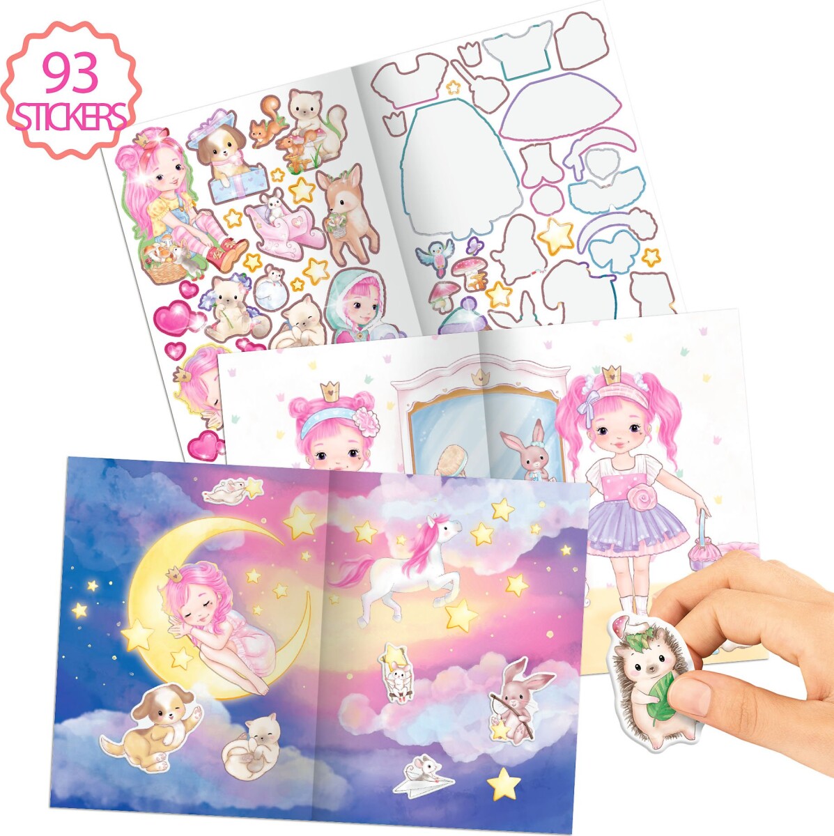 Køb Princess Mimi - Dress Me Up Puffy Stickers - Klistermærkebog fra ...