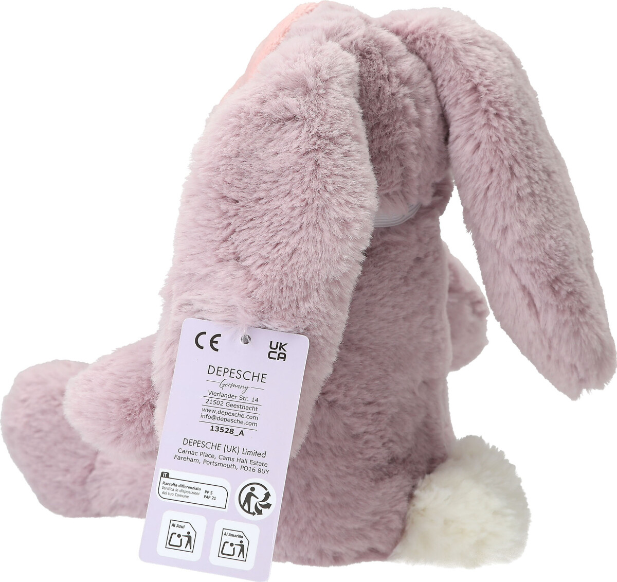Køb Princess Mimi - Nelly Kanin Bamse Med Natbriller - Lilla - 29 Cm ...
